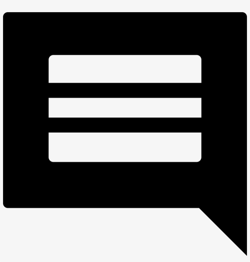 Png File - Black And White Comment Button Png - 980x980 PNG Download ...