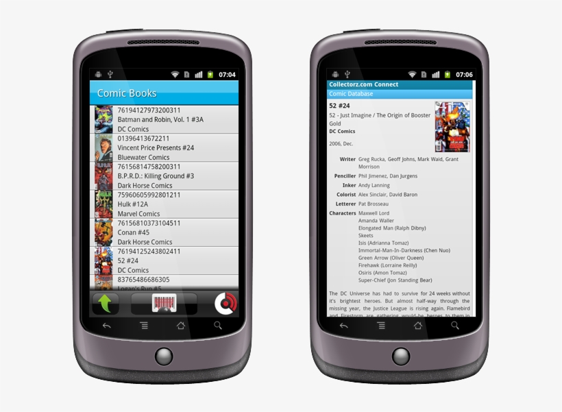 Clz Barry For Android Listing Scanned Comics - Smartphone - 653x520 PNG Download - PNGkit