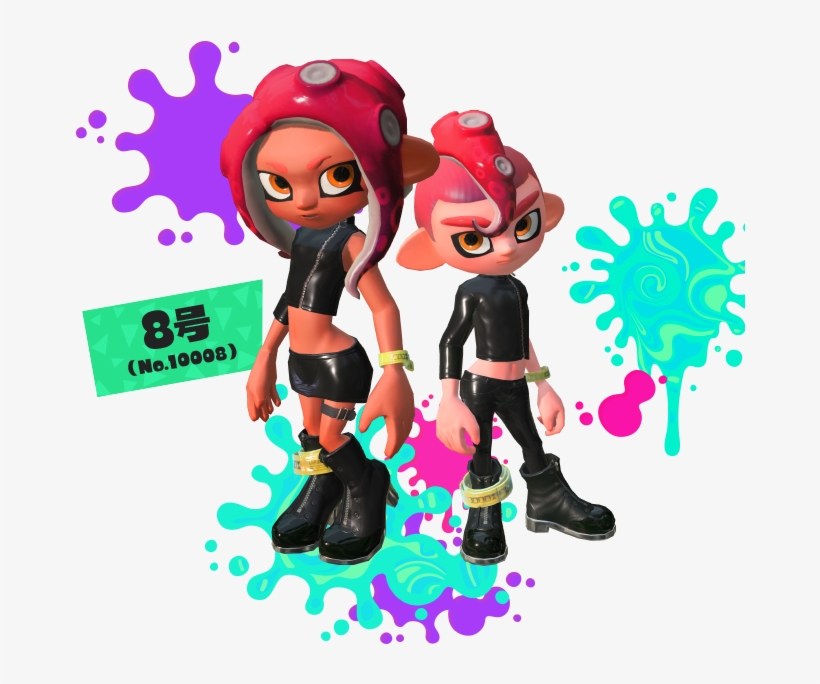 View Chara 8 , - Splatoon Agent 8 Boy - 750x603 PNG Download - PNGkit