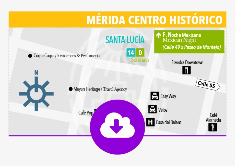 Conoce Los Imperdibles Del Centro Histórico De Mérida - Diagram ...