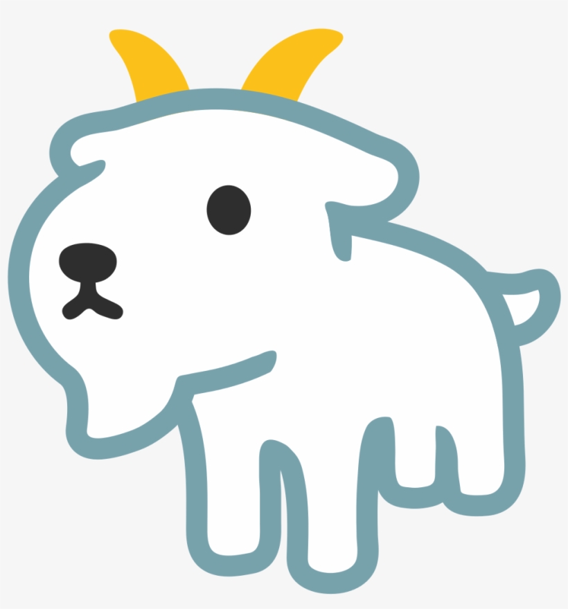 28 Nov - Goat Emoji - 1000x1000 PNG Download - PNGkit
