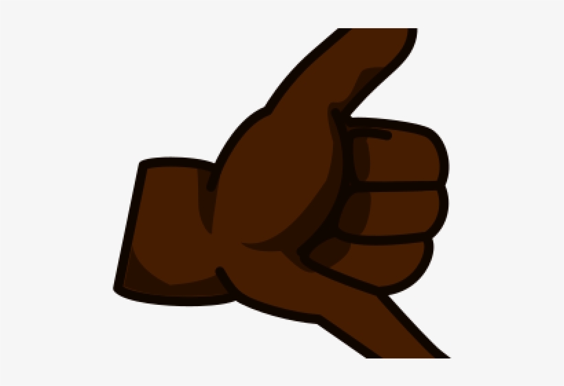 Hand Emoji Clipart Brown Hand - Illustration - 640x480 PNG Download ...