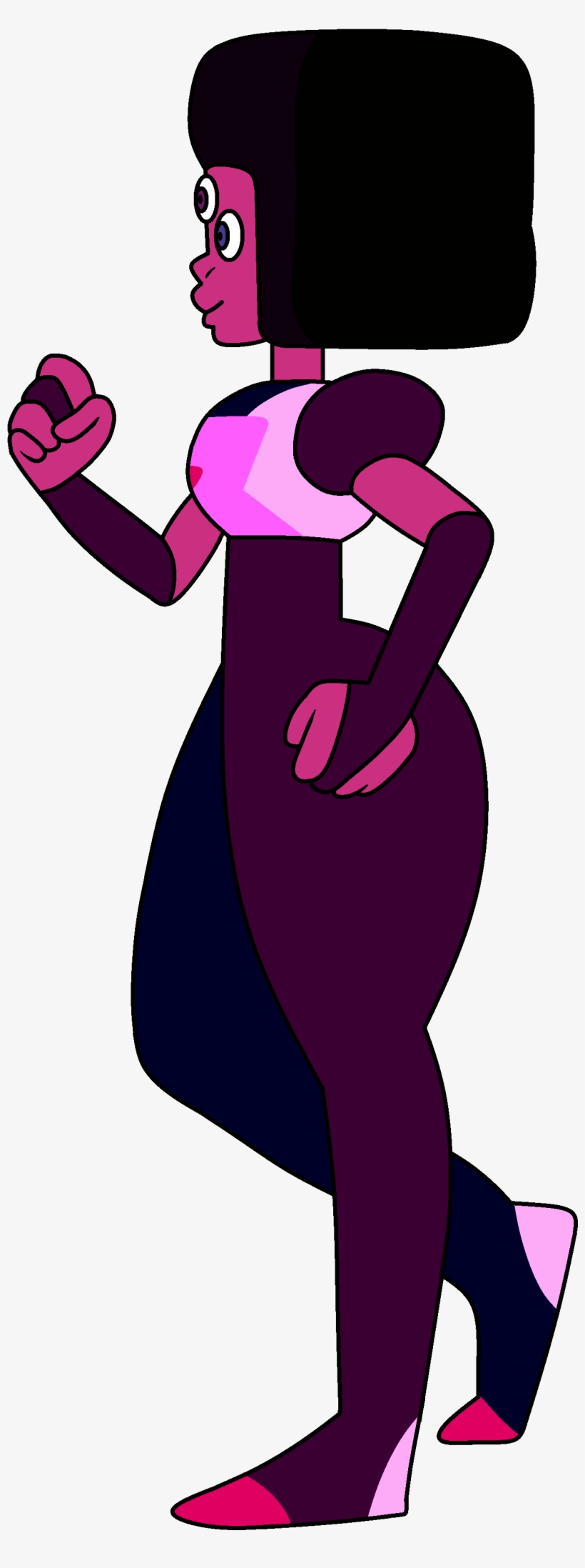 Garnet Model Sheet Side View By Theoffcolors - Garnet Steven Universe ...