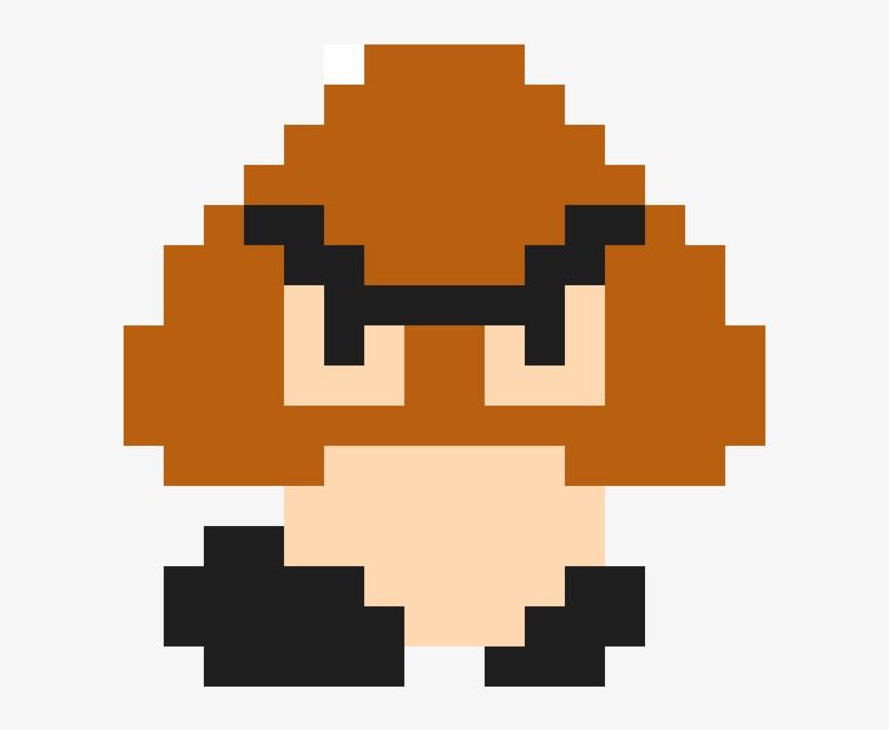 Goomba - 8 Bit Goomba - 1184x1184 PNG Download - PNGkit