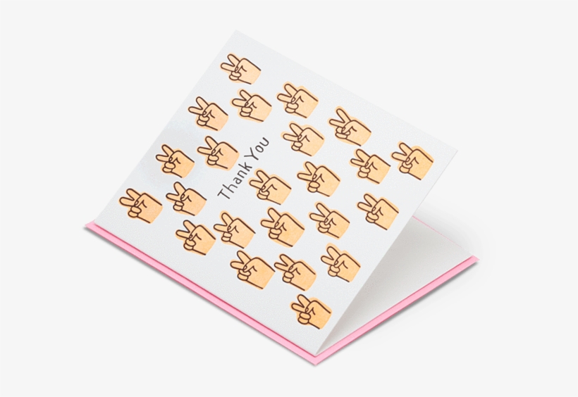 Thank You - Peace Sign - 760x622 PNG Download - PNGkit