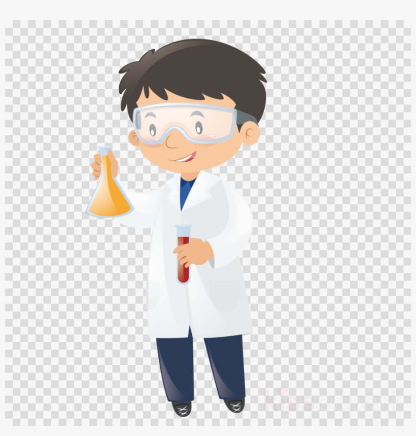 Scientist Vector Png Clipart Scientist Beaker - Scientist Illustration ...