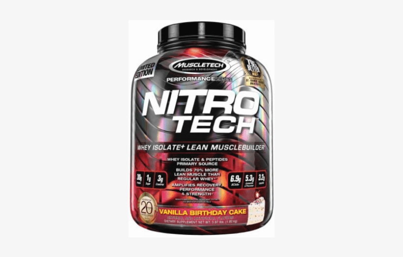 Nitro-tech Whey Protein Isolate Lean Muscle Builder - Muscletech Nitro ...