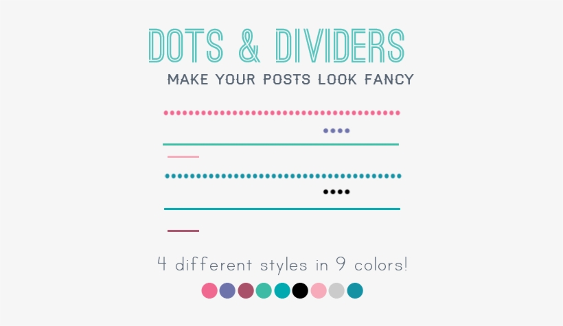 Borders And Dividers For Your Blog Posts - Blog Dividers - 400x420 PNG ...