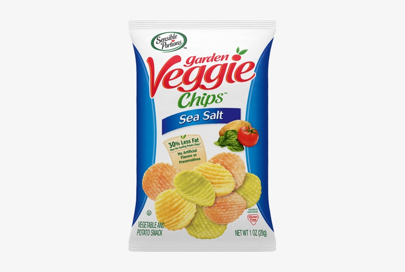 Garden Veggie Chips - Sensible Portions Vegetable Chip Sea Salt - 1 Oz ...