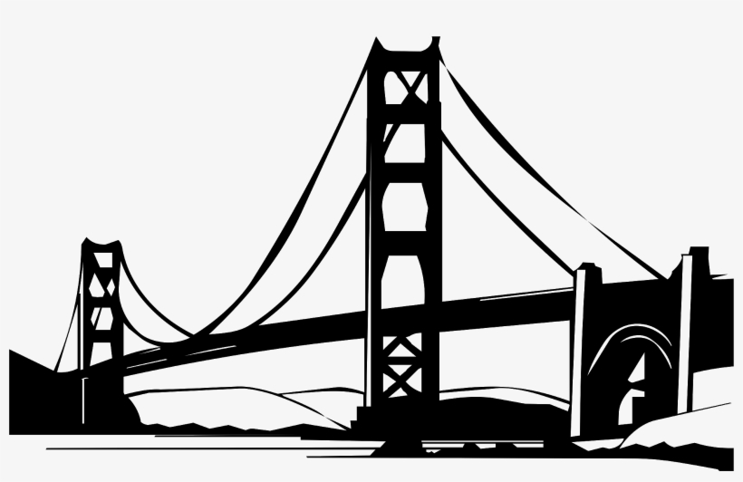 Clipart Of Golden Gate Bridge