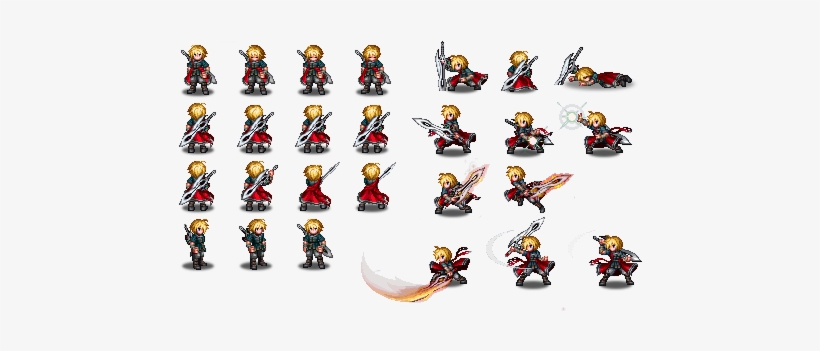 Download Transparent Final Fantasy Sprite Png Black And White Library ...