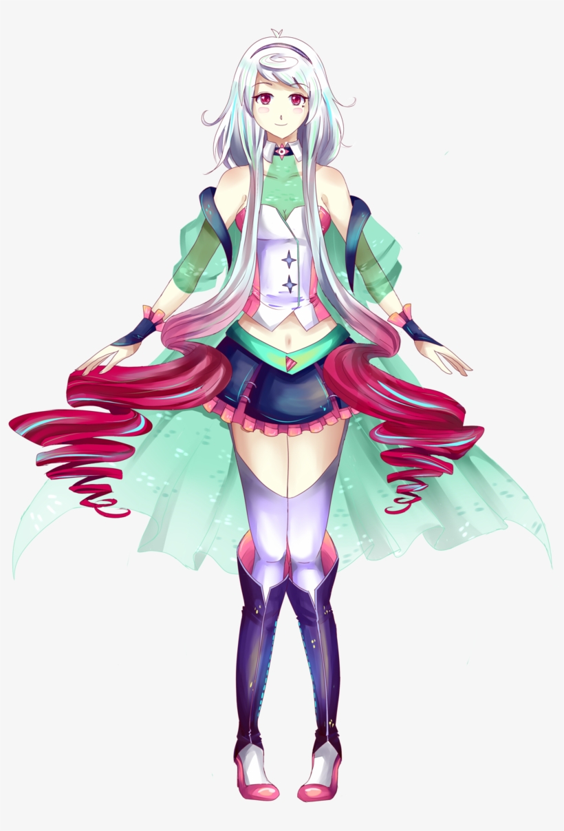 Maika Vocaloid By Akuo-p - Рана Вокалоид - 900x1200 PNG Download - PNGkit