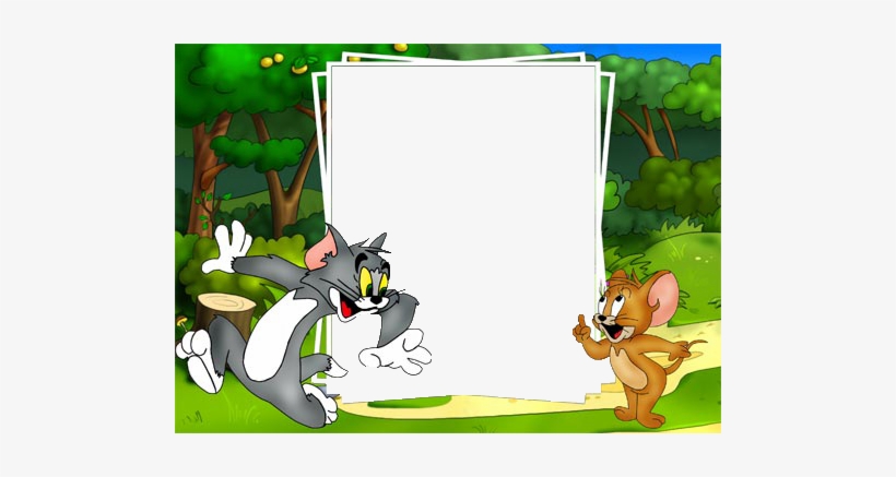 Moldura Para Fotos Infantil Tom E Jerry Disney Frames, - Tom And Jerry ...