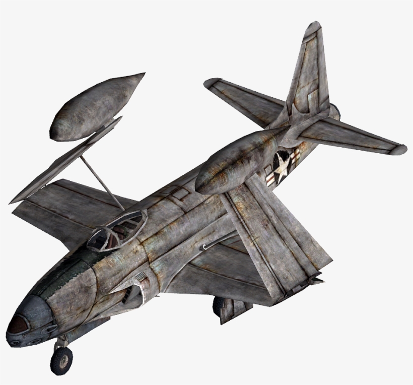 Fighter Jet1 - Fallout 3 Jet Fighter - 1050x950 PNG Download - PNGkit