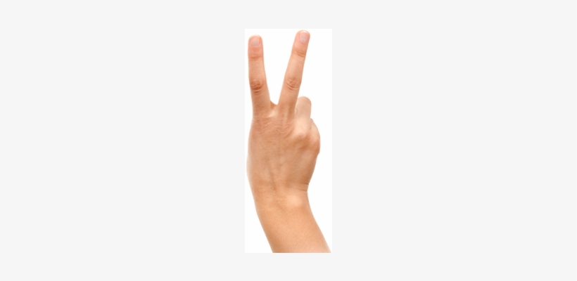Victory Hand Sign - Sign - 980x319 PNG Download - PNGkit