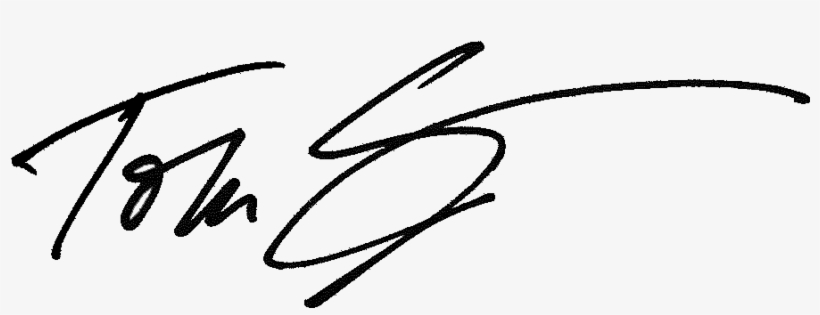 Toms Signature 1 - Line Art - 1087x362 PNG Download - PNGkit