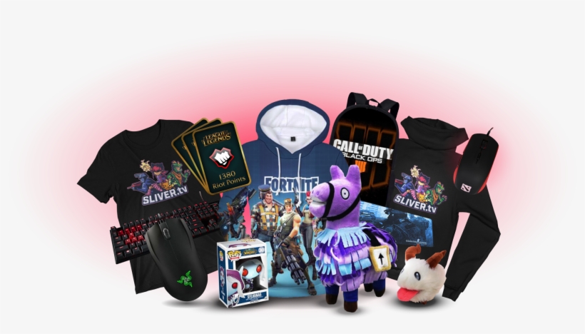 Get Headsets, Gaming Gear, T-shirts And More - Plush - 1912x996 PNG ...