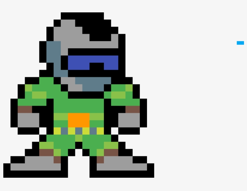 Doom Guy - Mega Man Standing Sprite - 1200x1200 PNG Download - PNGkit
