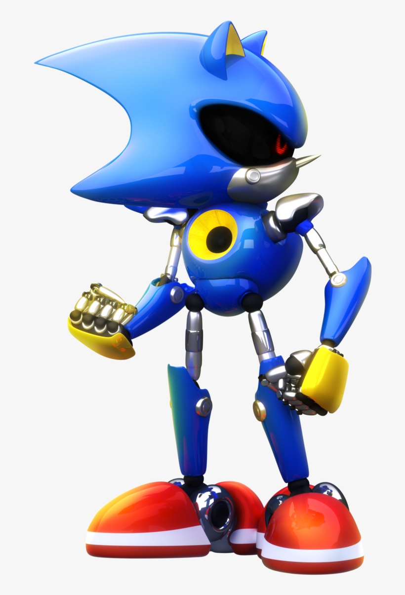 Download Transparent Metal Sonic 3d Png - PNGkit
