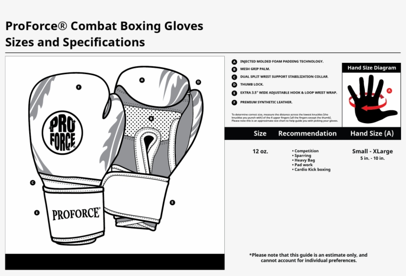 Download Transparent Proforce® - Boxing Glove - PNGkit