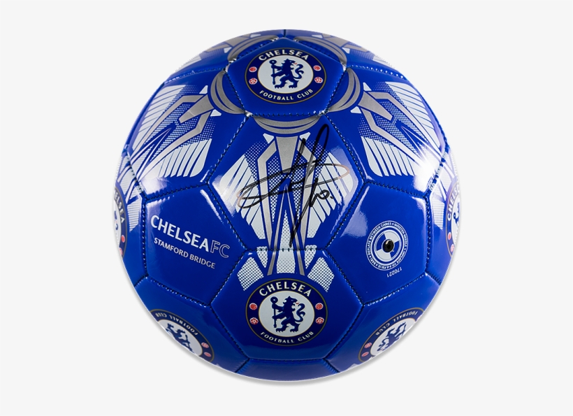 Eden Hazard Autographed Signed Chelsea Ball - Certified - 650x665 PNG ...