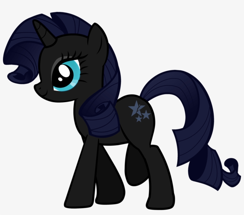 Black Rock Shooter, Edit, Ponified, Rarity, Recolor, - My Little Pony ...