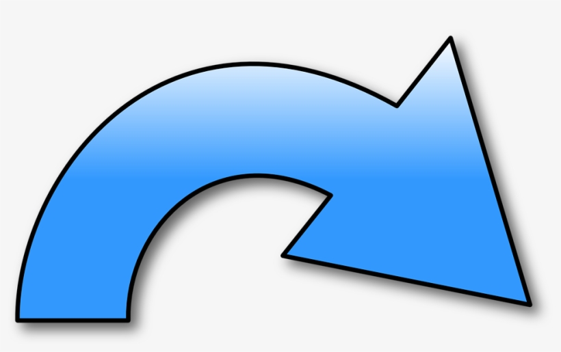 Redo, Symbol, Arrow, Blue, Right, Curved, Bending - 960x557 PNG ...