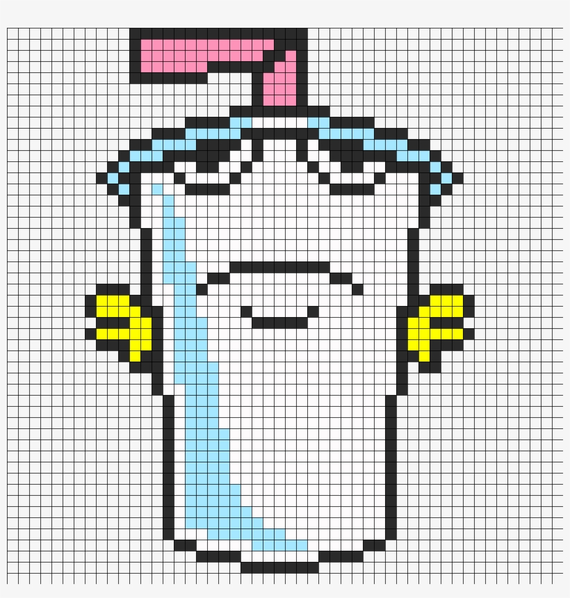 Master Shake Perler Bead Pattern / Bead Sprite - Master Shake ...