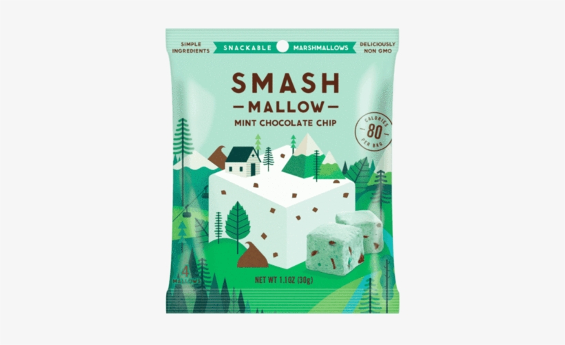 Mint Chocolate Chip - Smashmallow - Snackable Marshmallows Mint ...