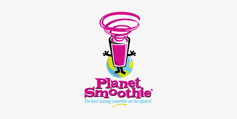 Planet Smoothie At Lenox Square® - Custom Poly Draw Bag, 9" W X 12" H X ...