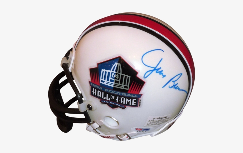 Jim Brown Autographed Cleveland Browns Mini Helmet - Pro Football Hall ...
