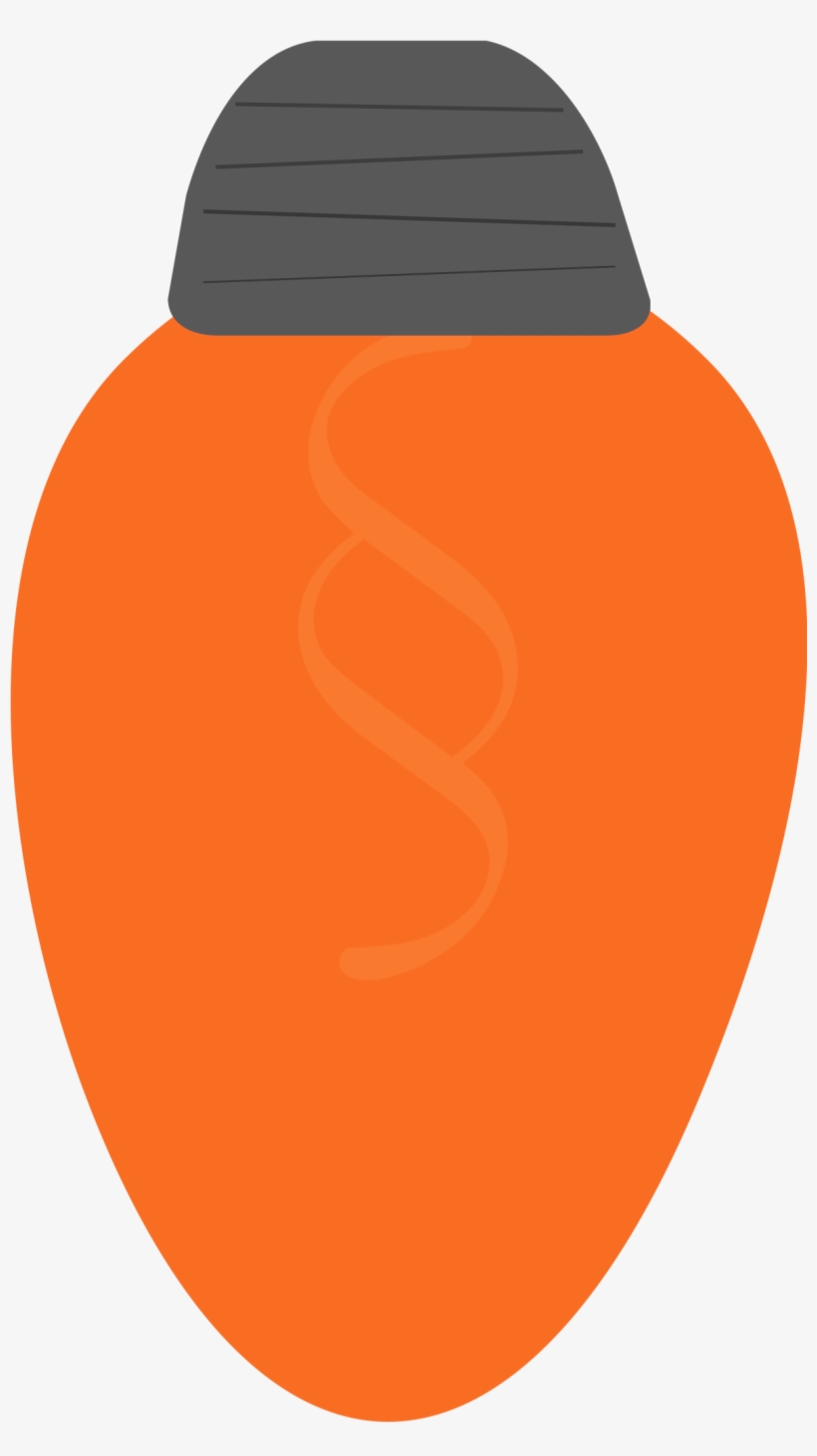 Christmas Light Printable Orange - Christmas Day - 1250x2125 PNG ...