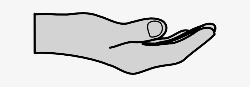 Open Hand Hi - Hand Vector - 600x206 PNG Download - PNGkit