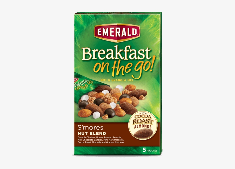 Emerald Breakfast On The Go! Nut & Granola Mix - 343x521 PNG Download ...