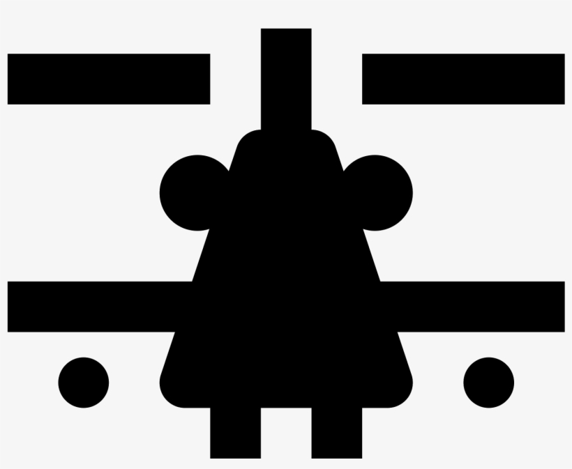 Apache Helicopter Icon - Silhouette - 1600x1600 PNG Download - PNGkit
