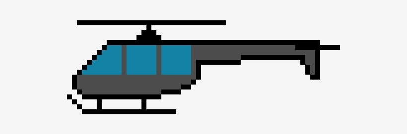 Helicopter - Pixel Art - 840x330 PNG Download - PNGkit