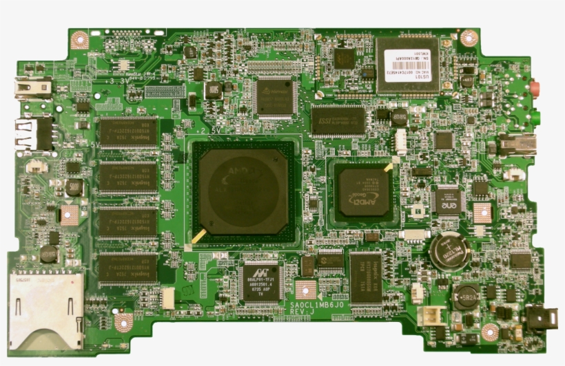 Of The Bare Motherboard - Dissecting A Computer - 1948x1169 PNG ...