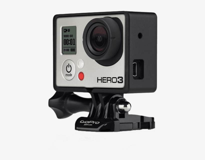Gopro Frame Mount For Hero 4/3/3+ - 850x623 PNG Download - PNGkit