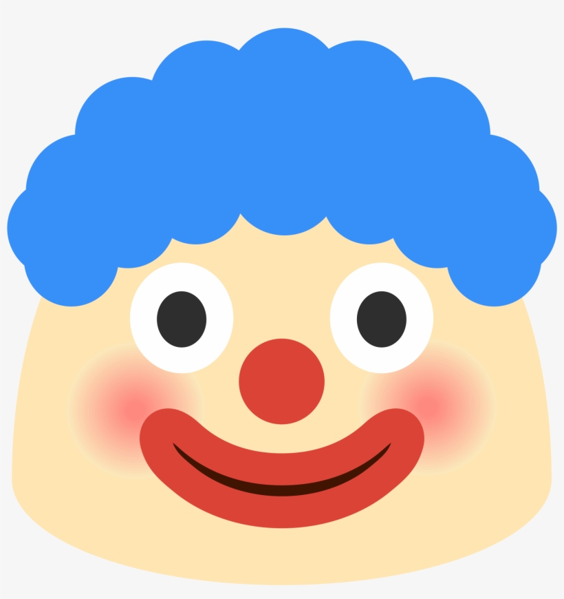 Open - Emoji_u1f921 Svg - 2000x2000 PNG Download - PNGkit