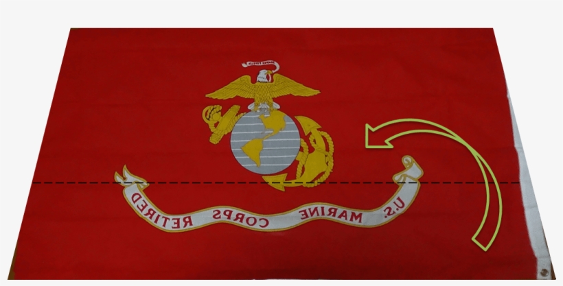 How To Fold A Marine Corps Flag Steps 1-12 - Iwakuni - 1280x609 PNG ...