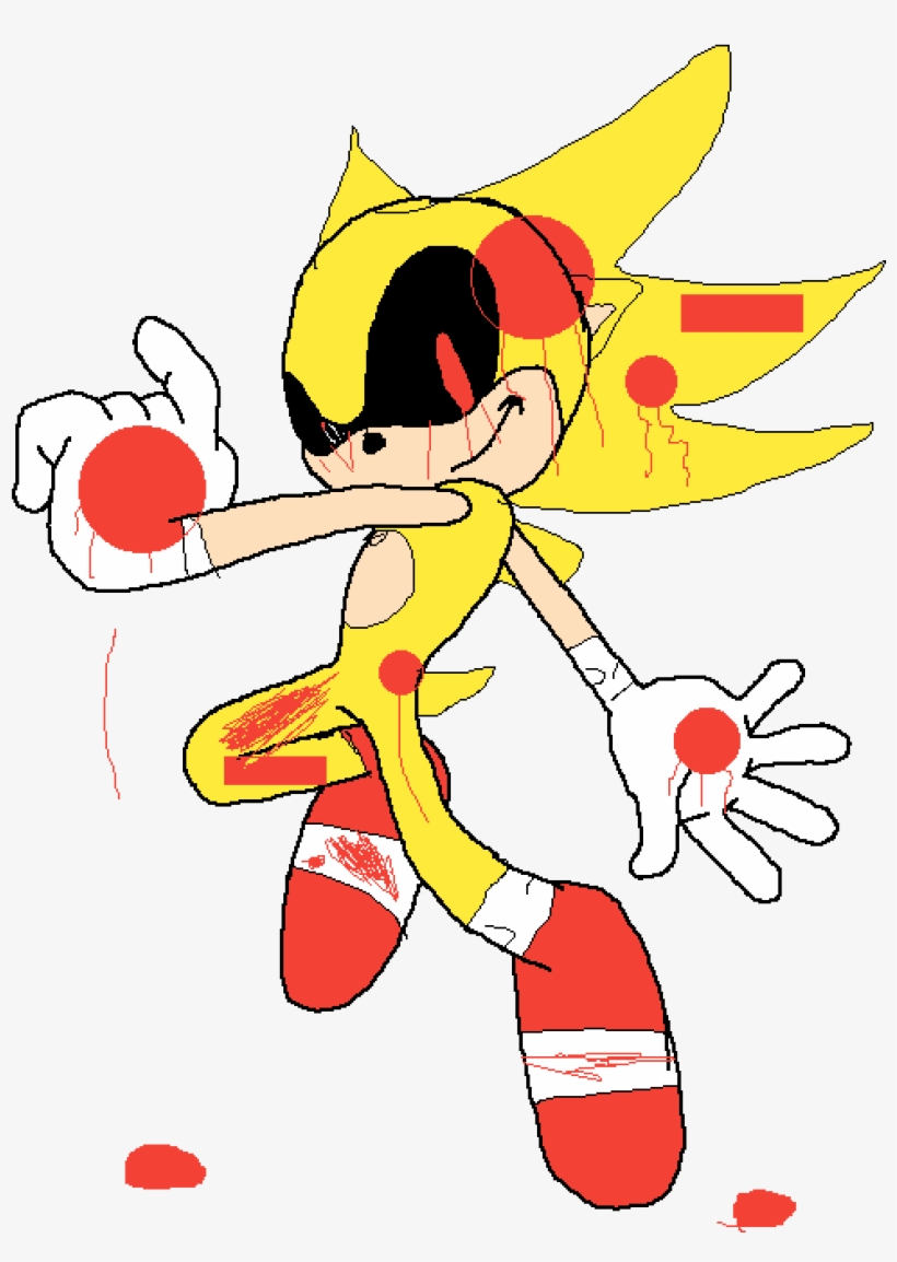 Good Super Sonic - Cartoon - 1000x1400 PNG Download - PNGkit