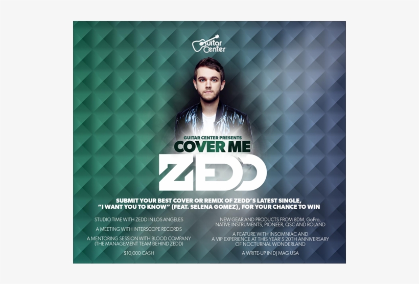 Cover Me Zedd - Flyer - 600x540 PNG Download - PNGkit