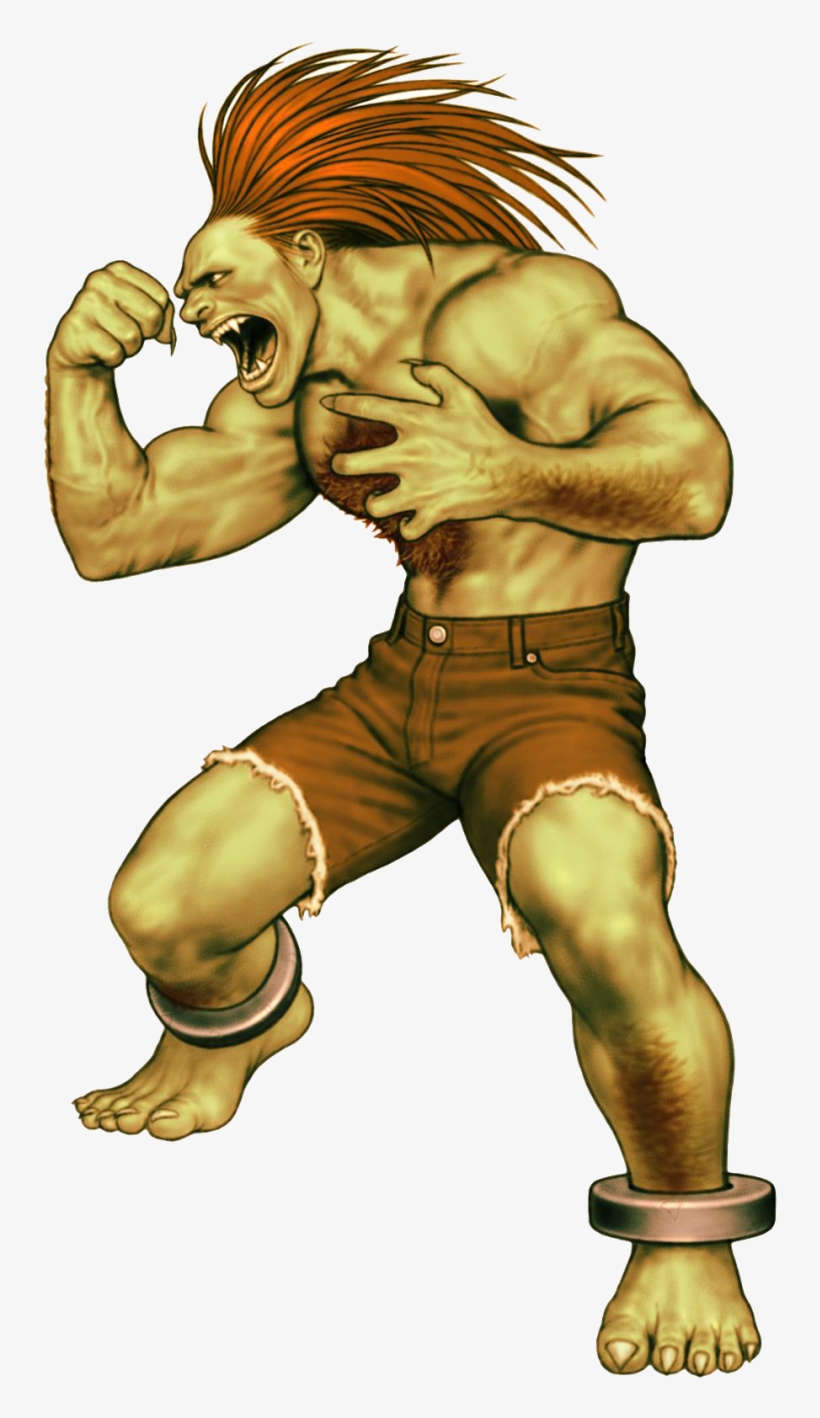 Blanka - Street Fighter - Blanka Capcom Vs Snk - 758x1600 PNG Download ...