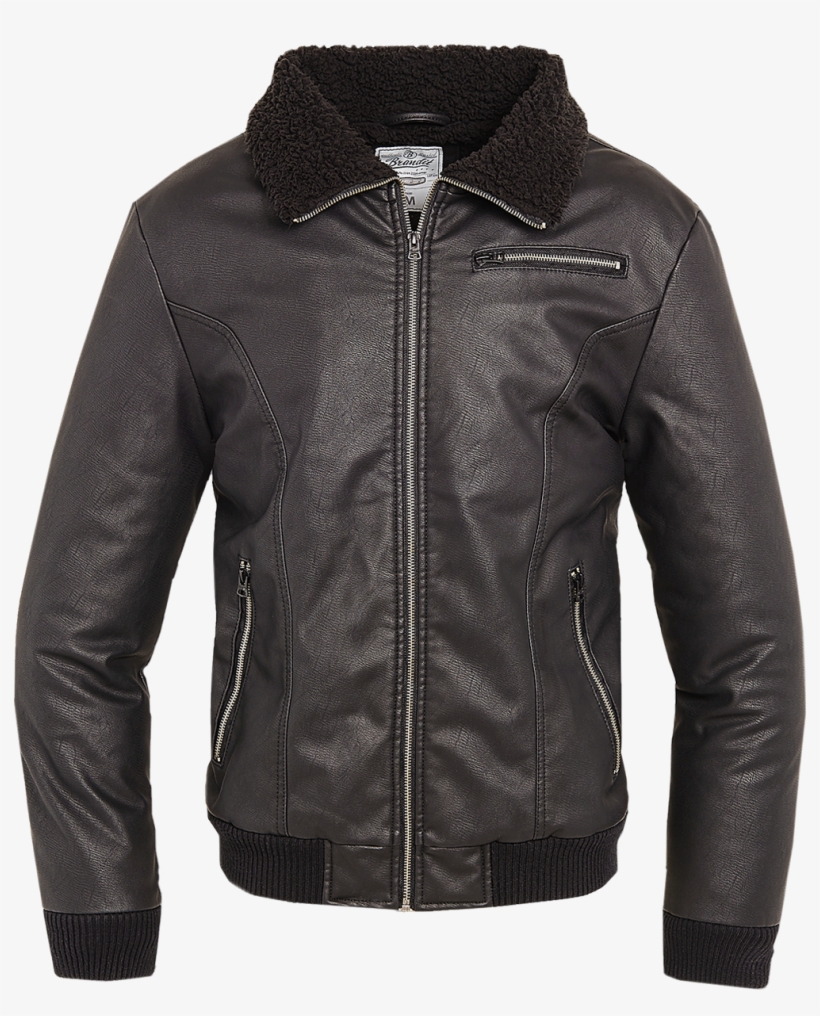 Leather Winter Coat Free Png Image - Mens Faux Leather Winter Jacket ...