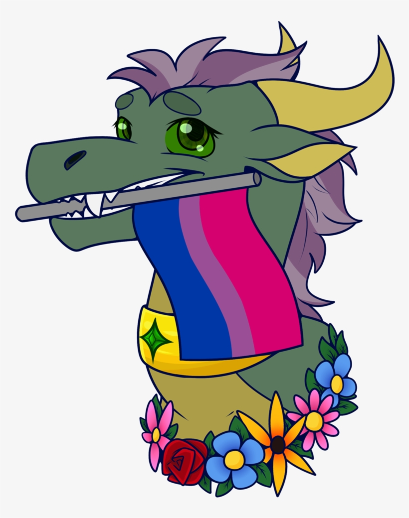 Bi Pride - Cartoon - 812x983 PNG Download - PNGkit