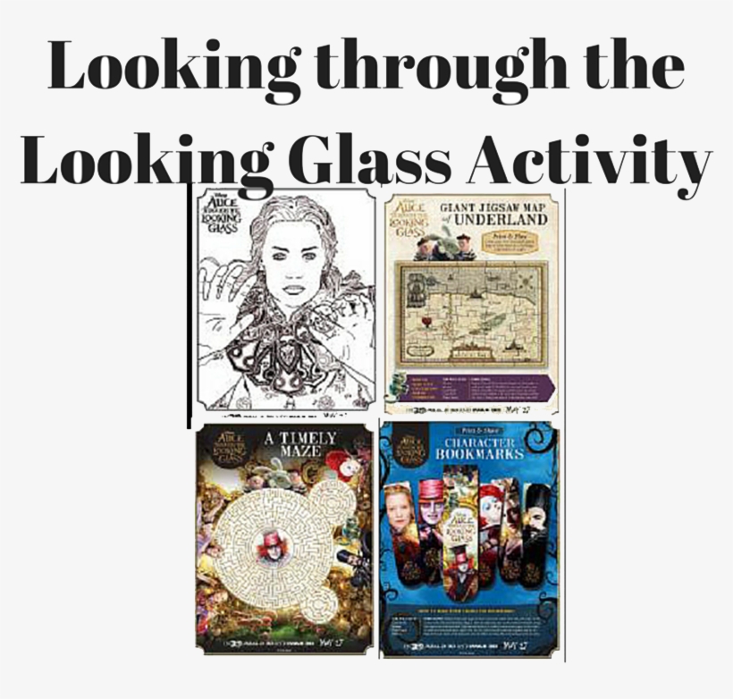 Alice Through The Looking Glass Activities - Morning - 800x794 PNG ...