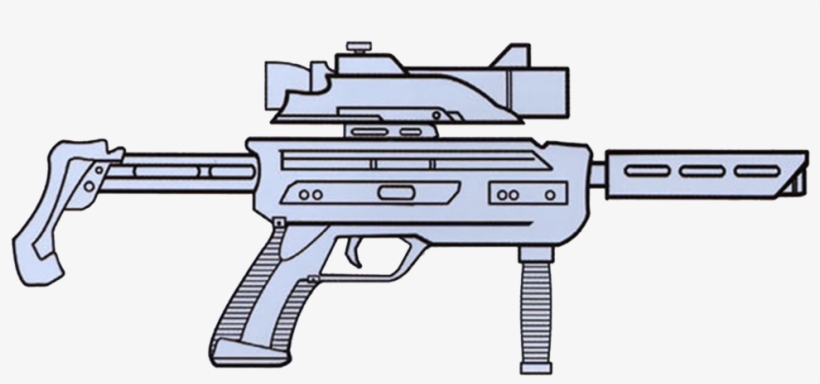 Ok-98 Blaster Carbine - Star Wars Gun Drawing - 1000x430 PNG Download ...