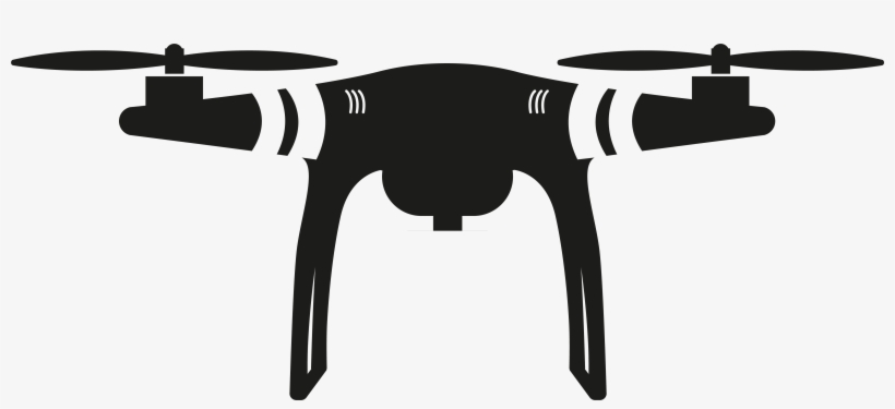 Drone Clipart Flying - Clip Art Drone Png - 4969x2034 PNG Download - PNGkit