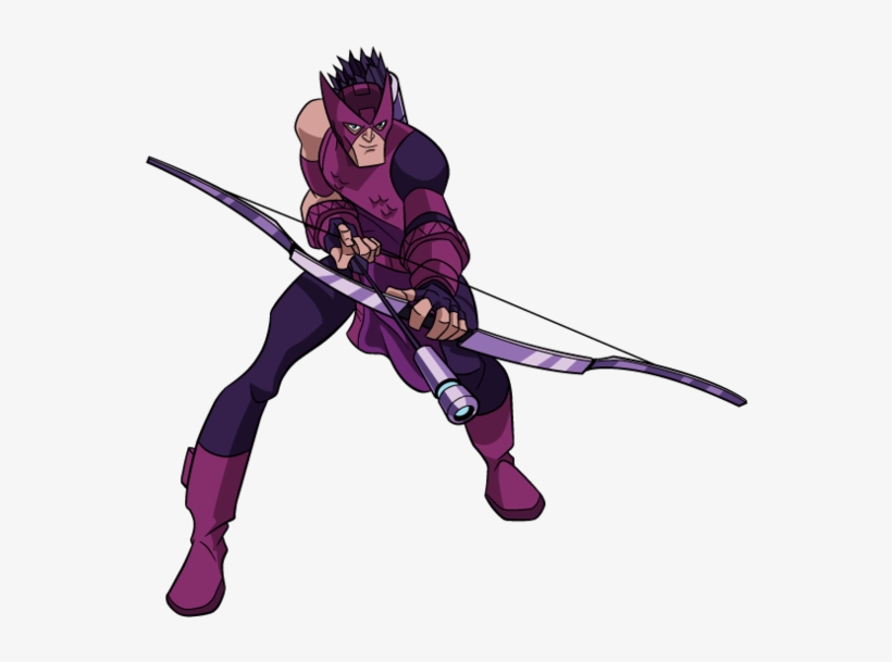 Emh Hawkeye - Avengers Earth's Mightiest Heroes Hawkeye - 500x435 PNG ...