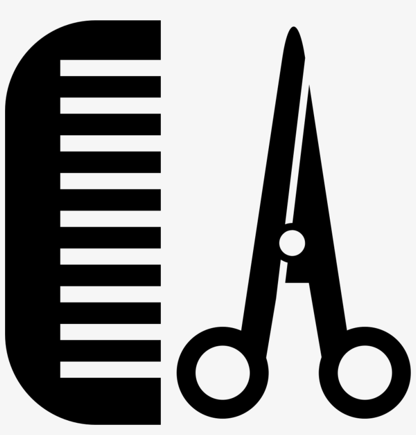 Comb And Scissors For Hair Comments - Icon Scissors And Comb - 980x978 ...